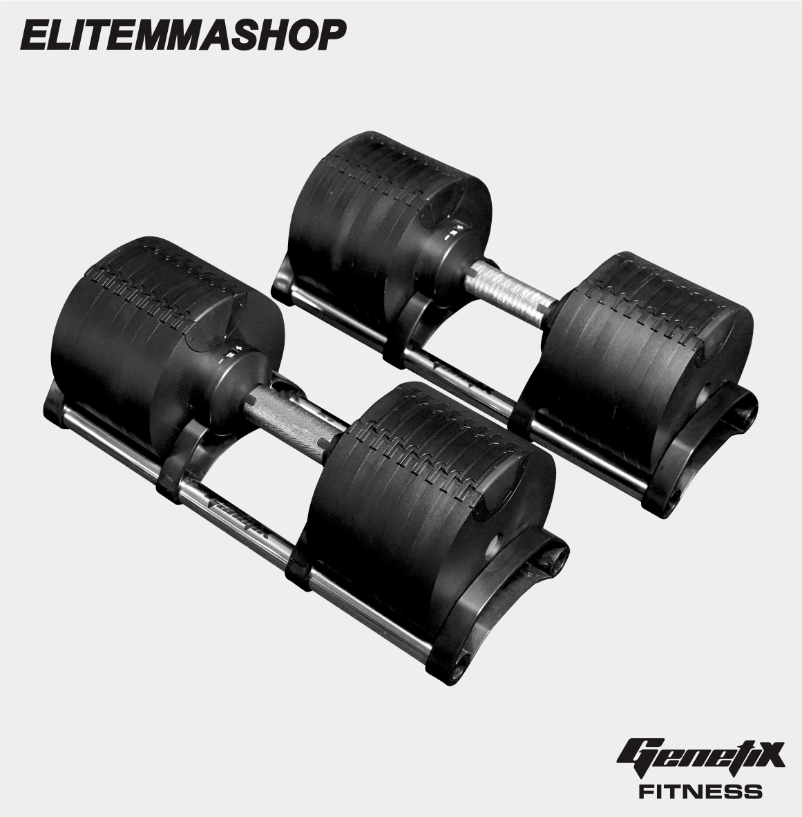 Genetix Fit Adjustable Dumbbell 36kg | GENETIX FITNESS INDONESIA