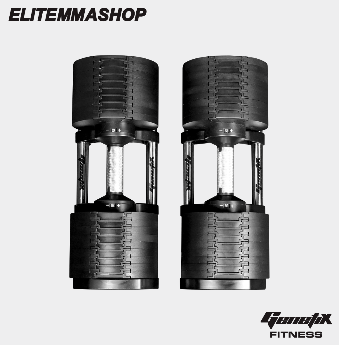Genetix Fit Adjustable Dumbbell 36kg | GENETIX FITNESS INDONESIA